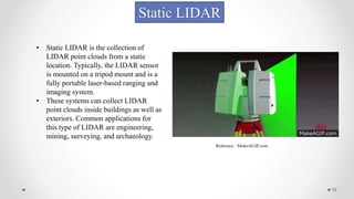 Lidar : light detection and rangeing | PPTX