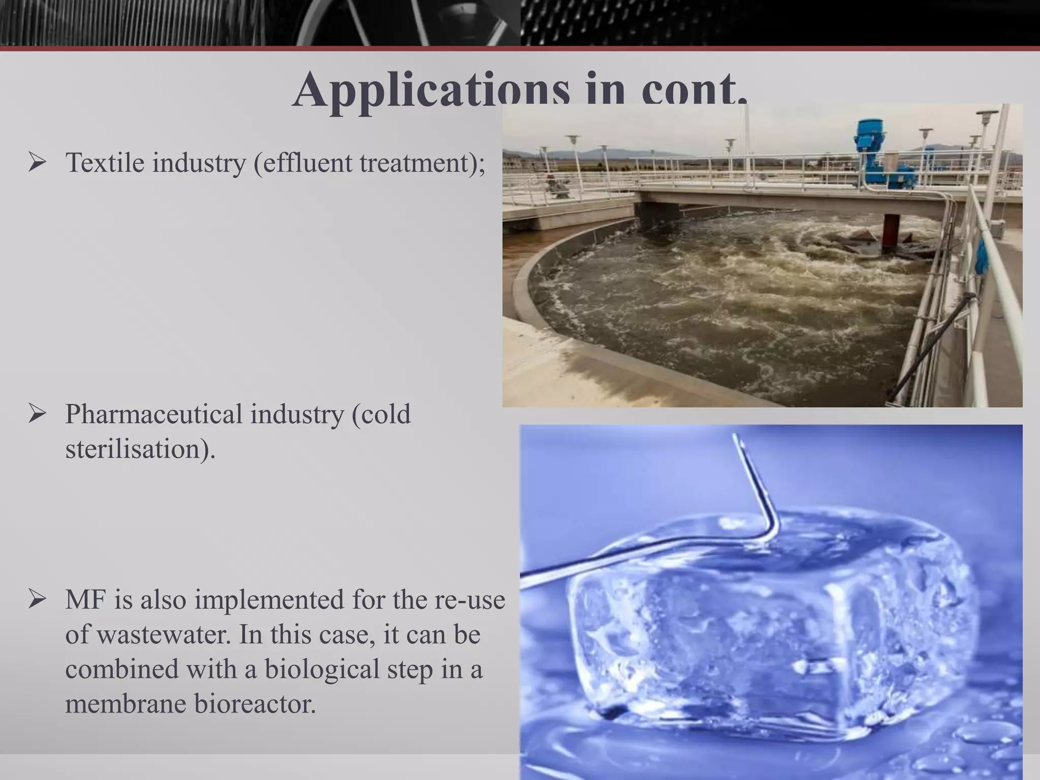 Micro-strainer and Micro-filtration in sludge disposal, food industry ...