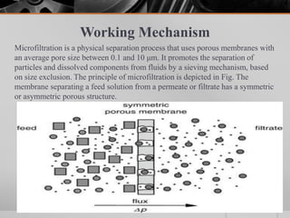 Micro-strainer and Micro-filtration in sludge disposal, food industry ...