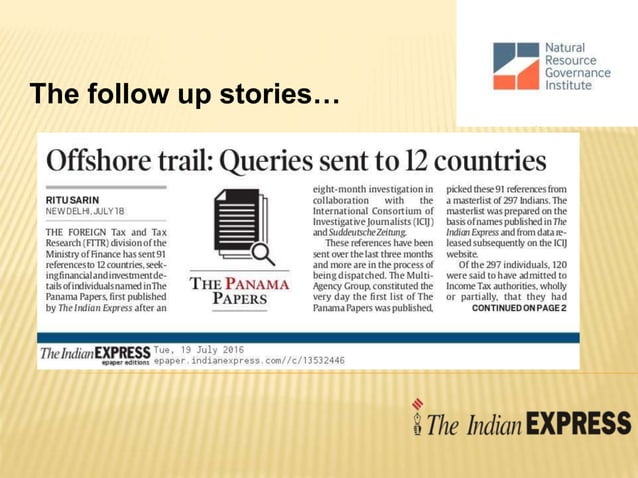 Impact of Panama Papers | PPTX