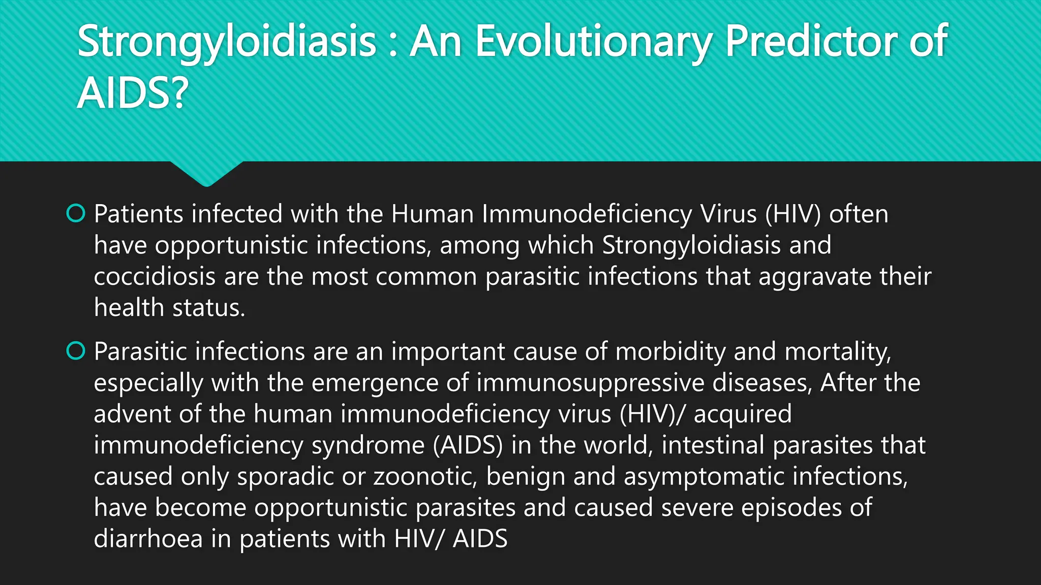 Strongyloidiasis: Hyperinfection in HIV Pateint | PPT