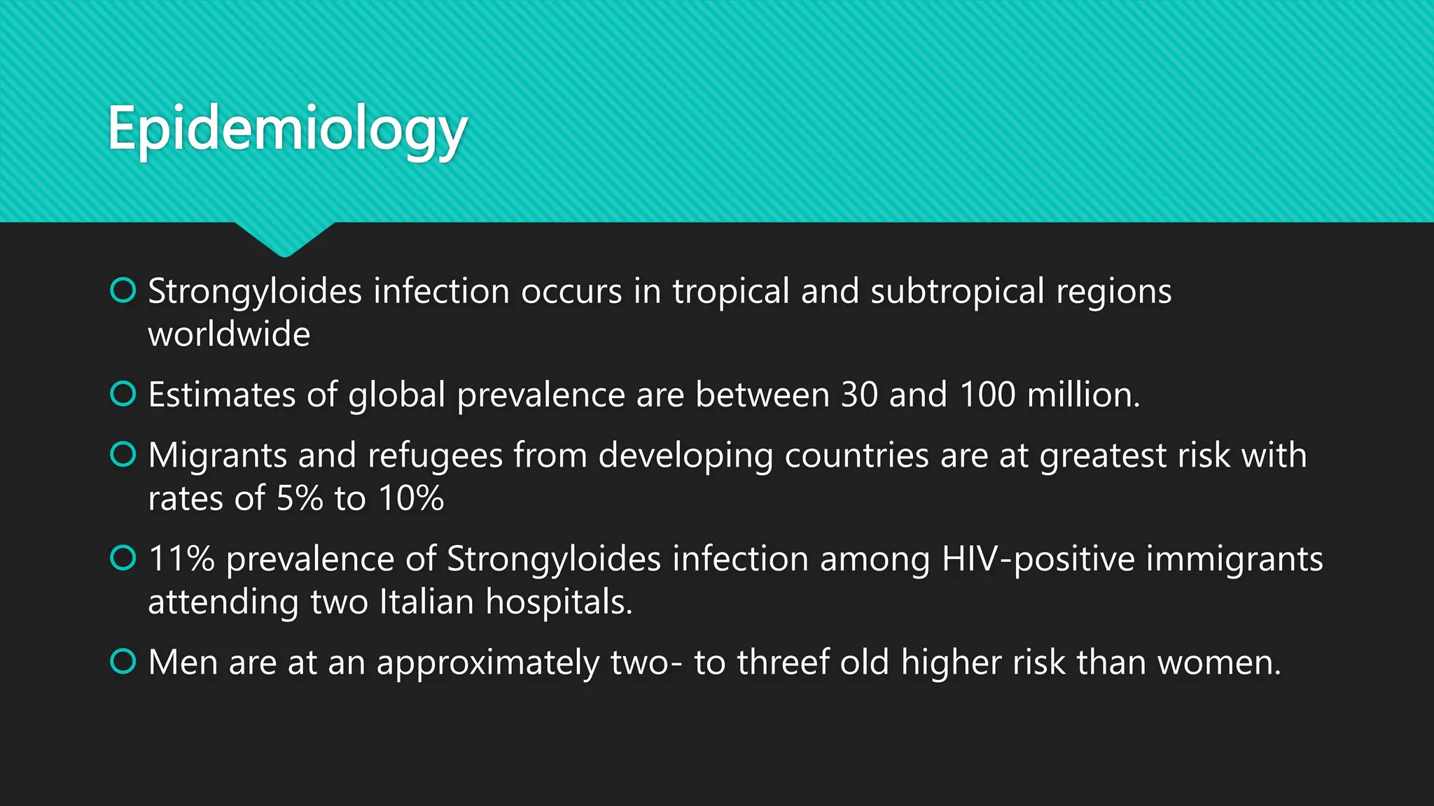 Strongyloidiasis: Hyperinfection in HIV Pateint | PPT