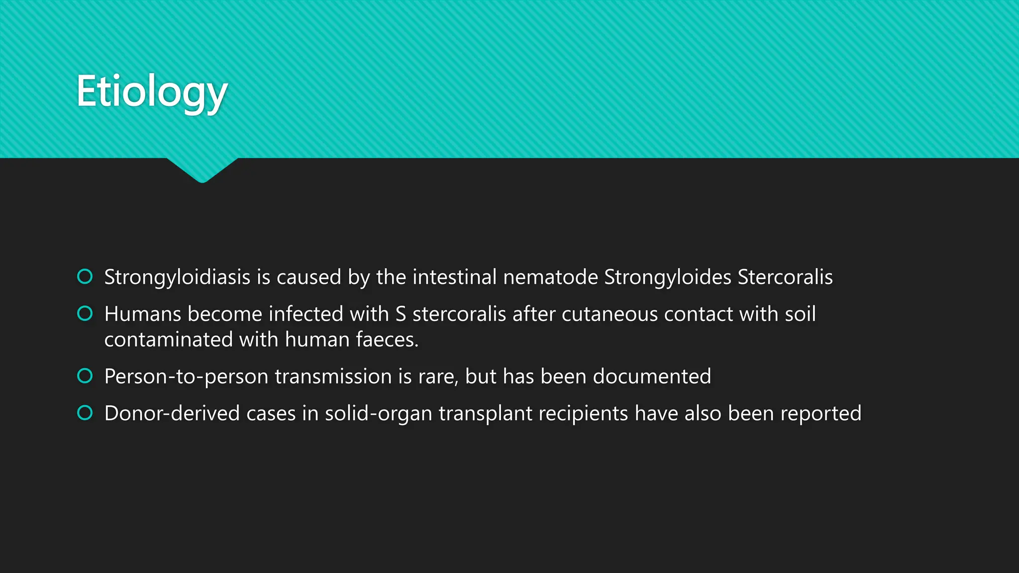 Strongyloidiasis: Hyperinfection in HIV Pateint | PPT