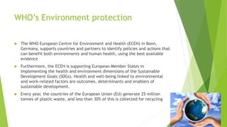 WHO: Preventive Program and Chemical Substance Safety | PPTX