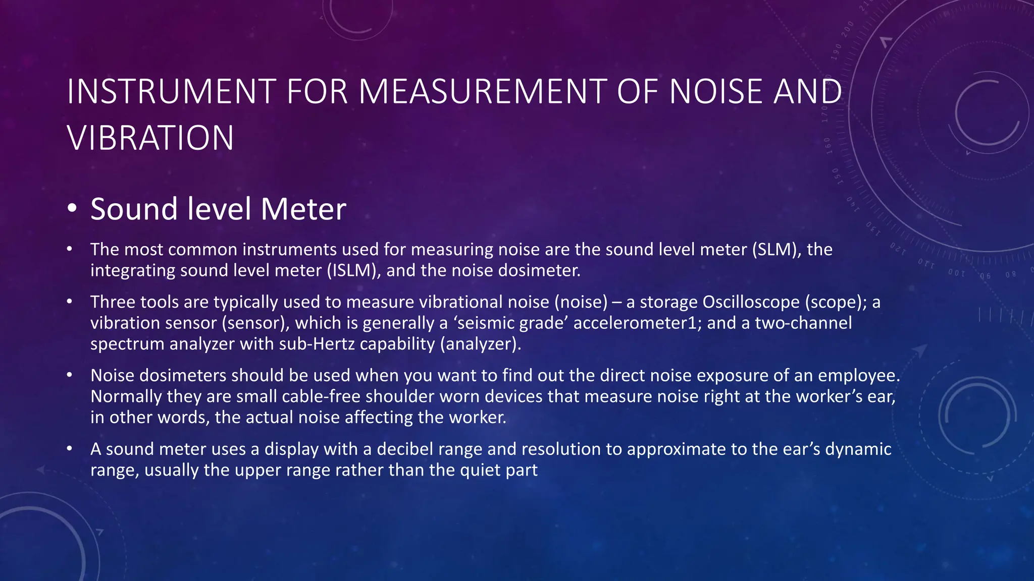 Assesment of Noise & Vibration: An Impact on Humans | PPTX