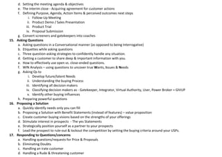 Rai trainer (sample sales training course outline) | PDF