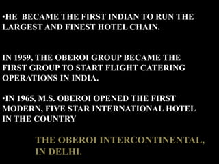 Rai bahdur mohan singh oberoi | PPTX
