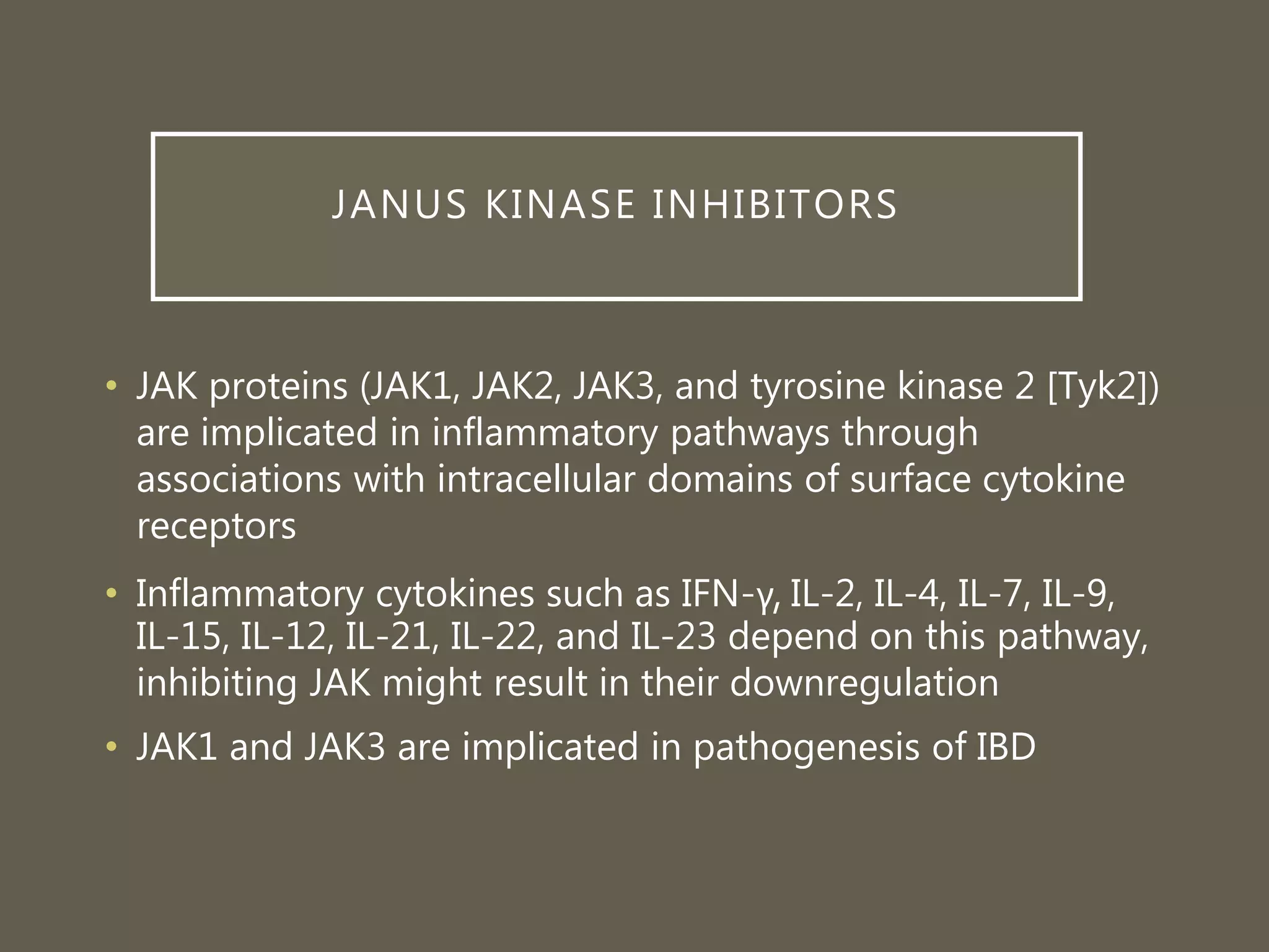 Recent Advances in Pharmacotherapy of Inflammatory Bowel Disease | PPTX Recent Advances in Pharmacotherapy of Inflammatory Bowel Disease | PPTX