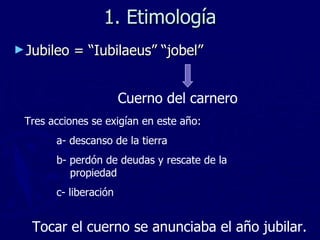 Raíces Bíblicas del Jubleo | PPT