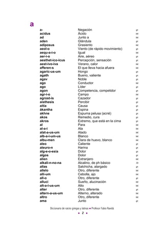 Raices+griegas+y+latinas++pdf | PDF