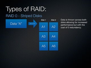 RAID and Storage Arrays | PPT