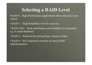 Understanding RAID Levels (RAID 0, RAID 1, RAID 2, RAID 3, RAID 4, RAID 5) | PDF