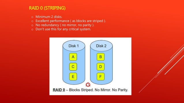 Raid Levels | PPTX | Databases | Computer Software and Applications