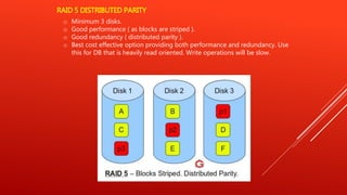 Raid Levels | PPTX | Databases | Computer Software and Applications