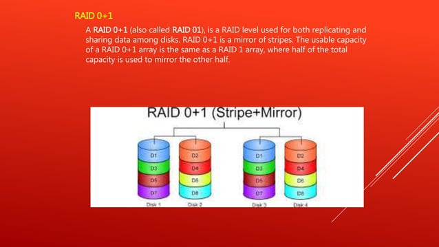 Raid Levels | PPTX | Databases | Computer Software and Applications