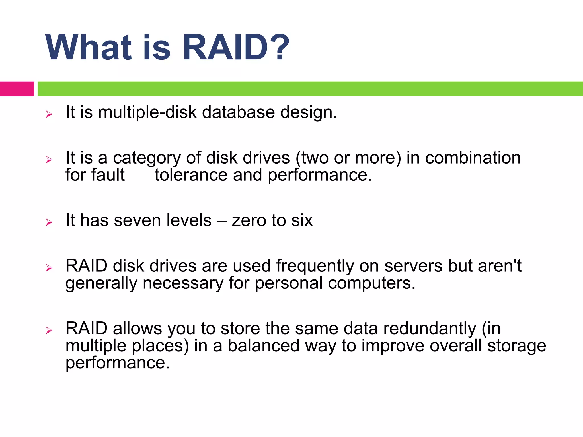 raid technology | PPTX