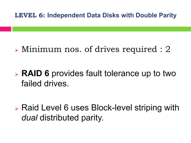 raid technology | PPTX | Databases | Computer Software and Applications
