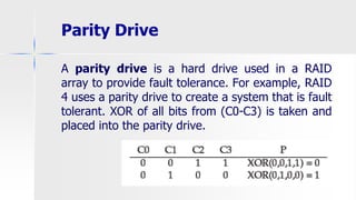 RAID | PPTX | Databases | Computer Software and Applications