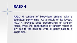 RAID | PPTX | Databases | Computer Software and Applications