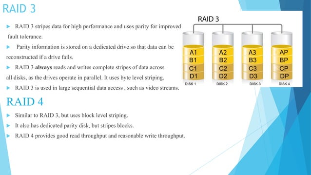 Raid(Storage Technology) | PPTX | Databases | Computer Software and Applications