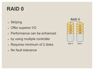 Raid Levels Technology | PPTX | Data Storage and Warehousing | Computing