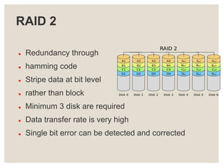 Raid Levels Technology | PPTX | Data Storage and Warehousing | Computing