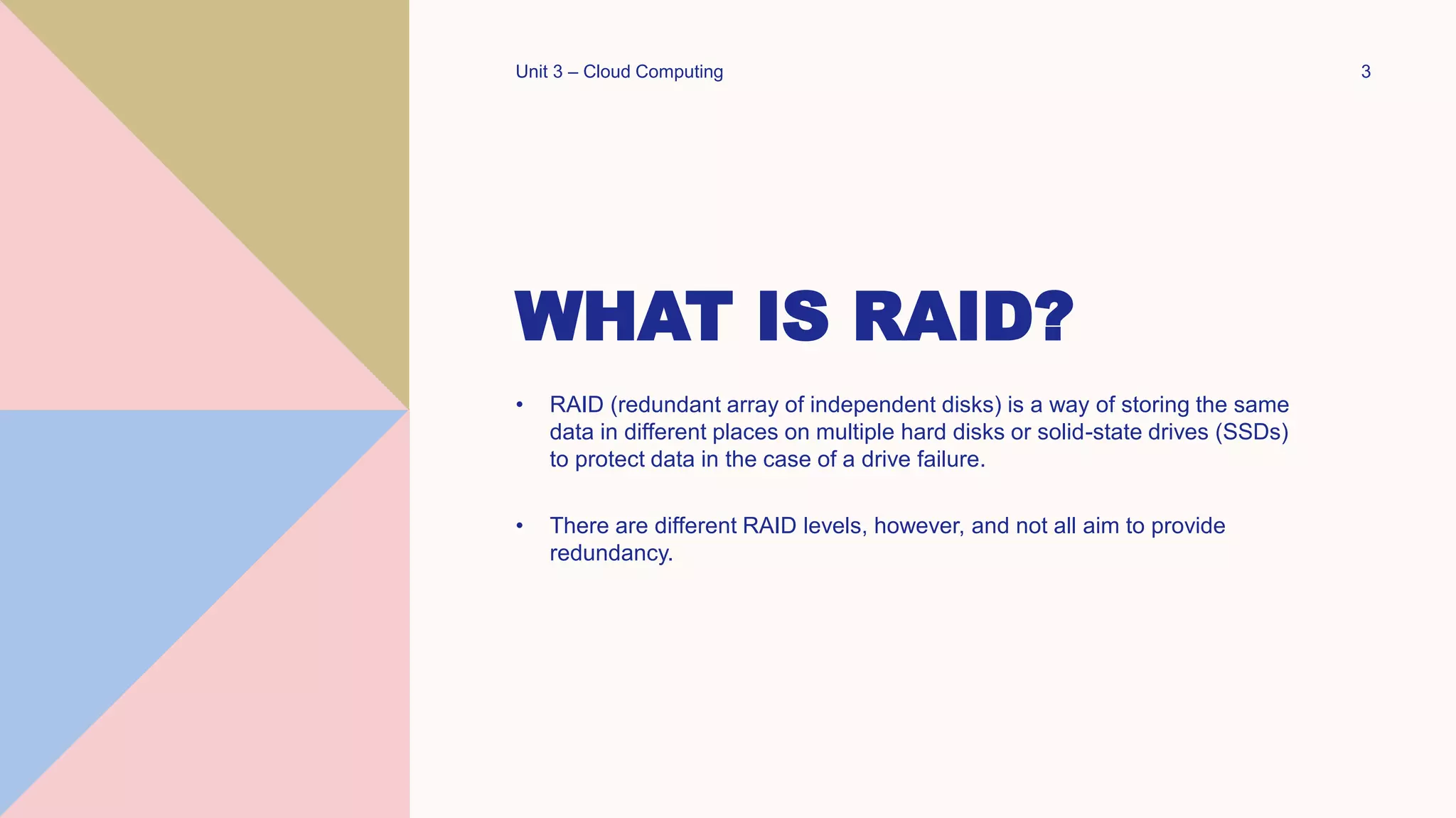 RAID | PPTX