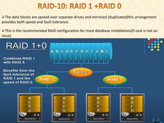 disk structure and multiple RAID levels .ppt