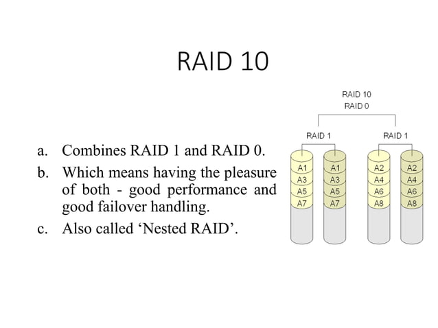 Raid Redundant Array Of Independent Disks Pdf Data Storage And Warehousing Computing