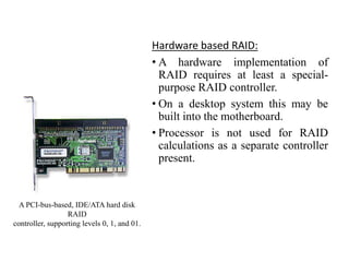 RAID (redundant array of independent disks) | PDF