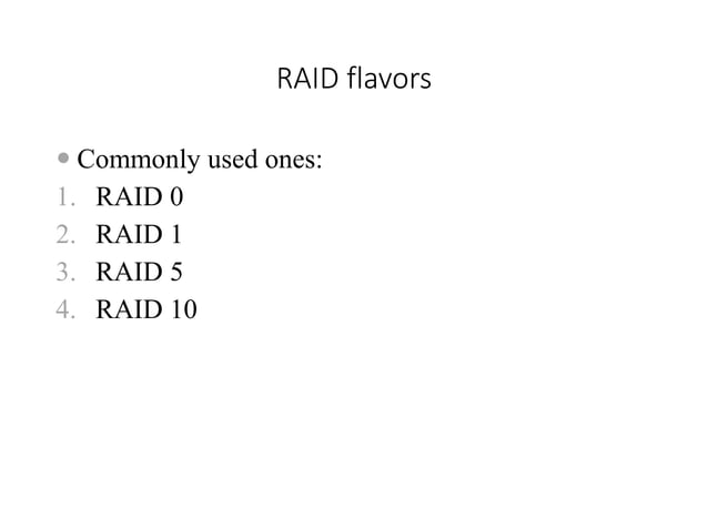 Raid Redundant Array Of Independent Disks Pdf Data Storage And Warehousing Computing