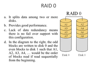 RAID (redundant array of independent disks) | PDF