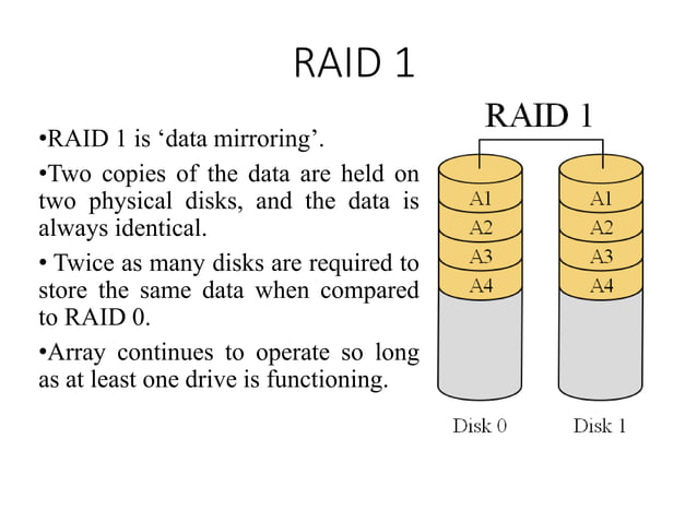 Raid Redundant Array Of Independent Disks Pdf Data Storage And