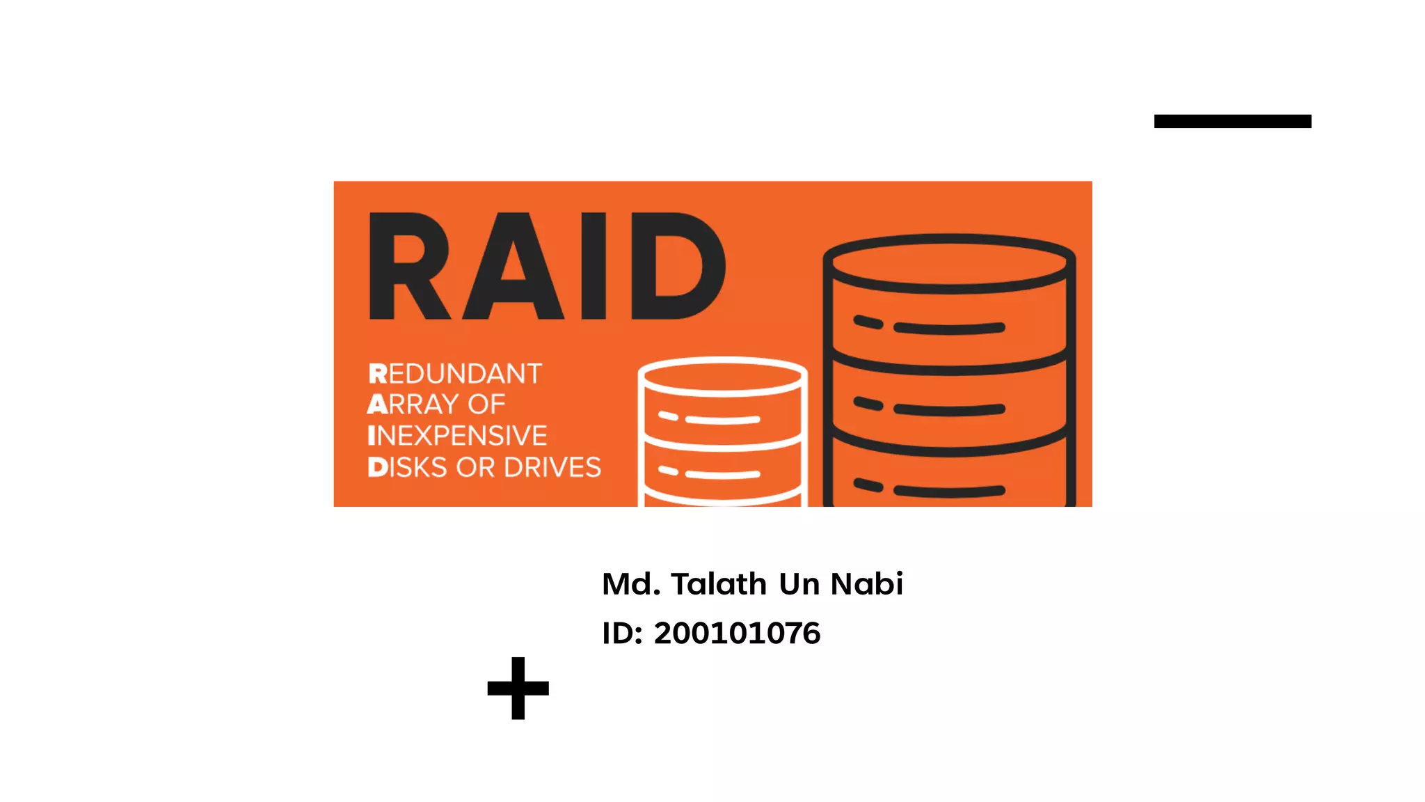 Raid Presentation Pdf