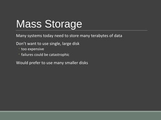 Raid : Redundant Array of Inexpensive Disks | PPT