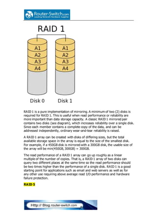 Raid the redundant array of independent disks technology overview | DOCX | Operating Systems ...