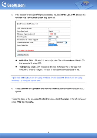GeoVision : CCTV Solutions : RAID vs Non-RAID System for Storing ...