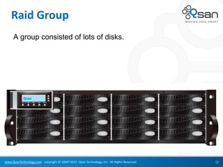 Raid designs in Qsan Storage | PPT | Computer Networking | Computing
