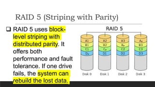 RAID & It’s Levels.pptx