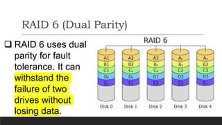 RAID & It’s Levels.pptx