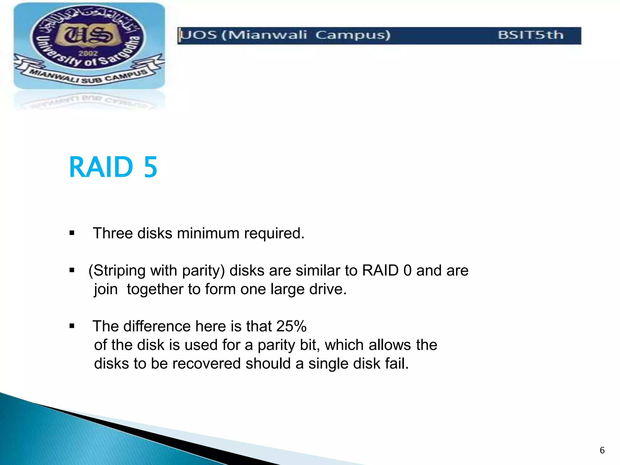 RAID its types | PPT