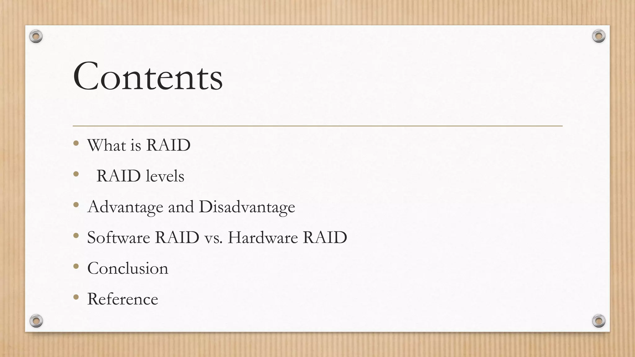 Raid | PPT