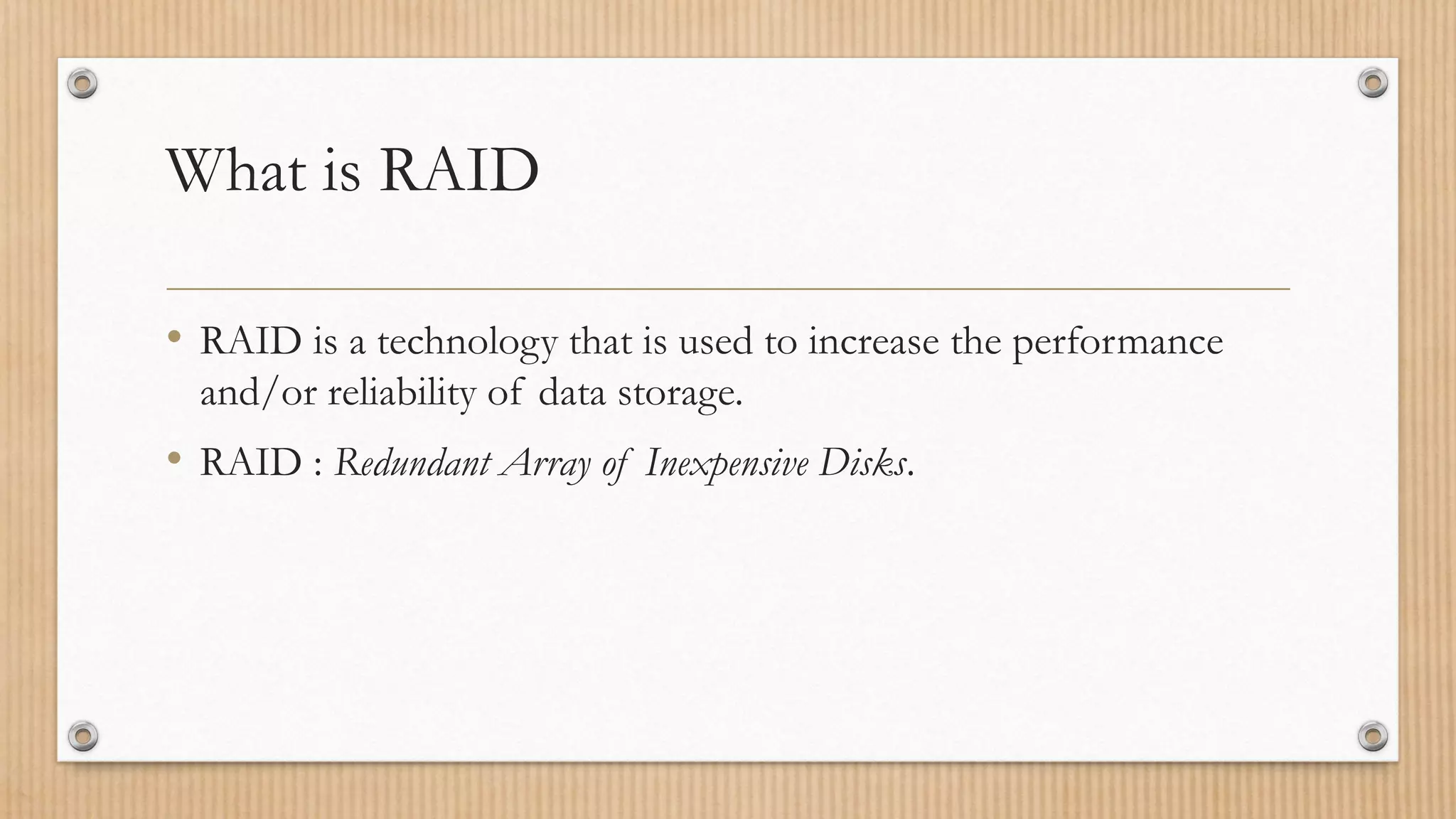 Raid | PPT