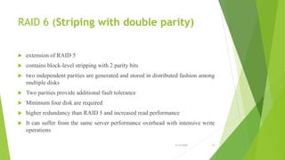Raid technology | PPTX