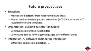 Machine Learning Software Engineering Patterns and Their Engineering | PDF