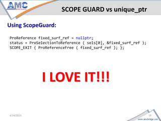 RAII and ScopeGuard | PPT