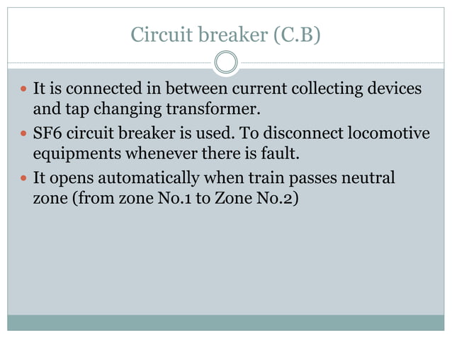 Main Parts of Electric Locomotive | PPTX | Rail Travel | Travel Type
