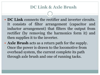 Main Parts of Electric Locomotive | PPTX