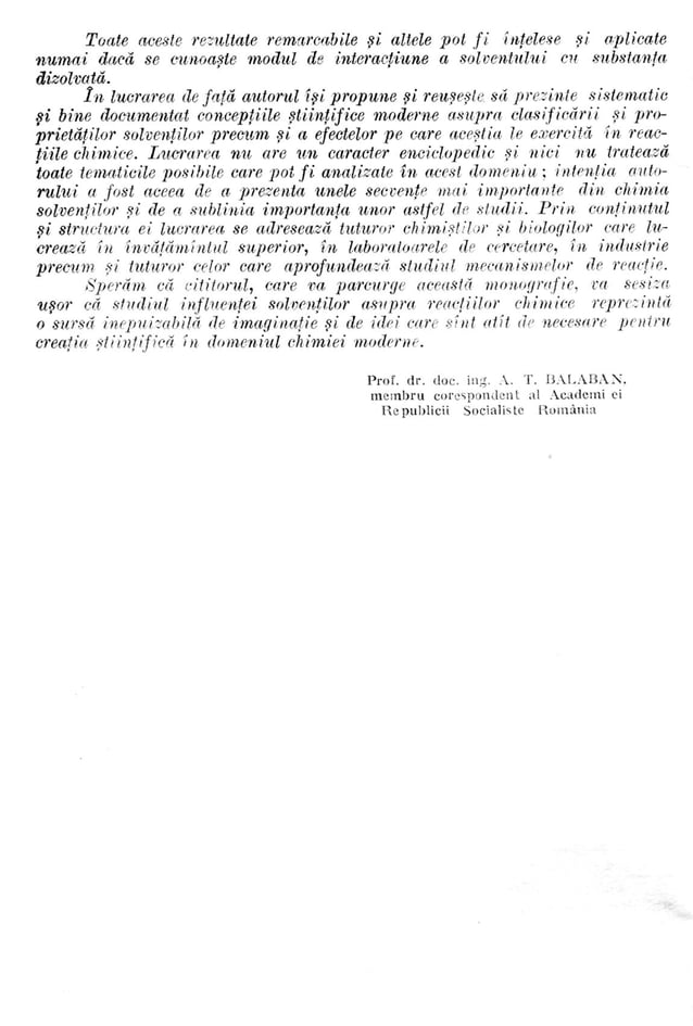 Raileanu, metodiu rolul solventilor in chimie | PDF