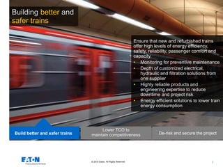 Energizing a sustainable rail industry | PPT